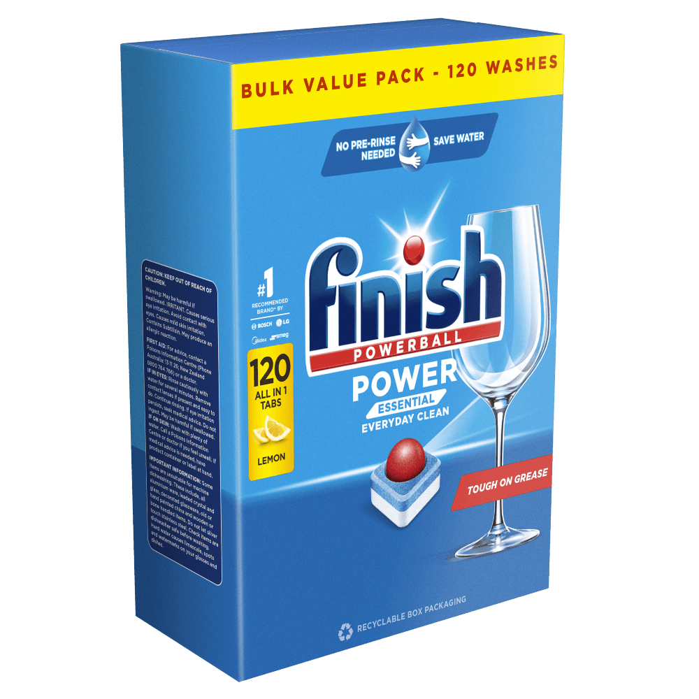 Finish Power Essential 120 Tabs Lemon | Finish® AU